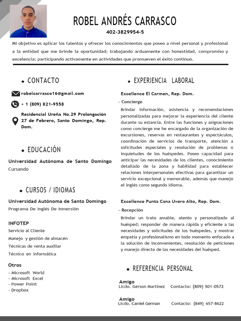Andres CV | PDF | Informática