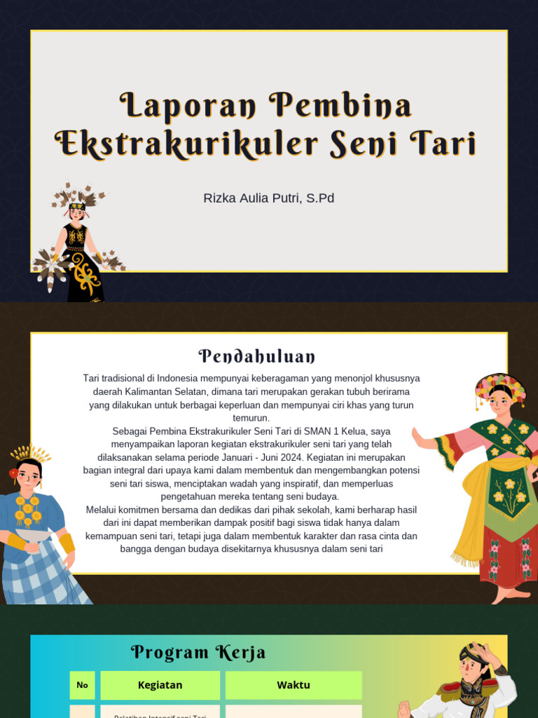 Laporan Ekskul Tari (1) - Compressed | PDF