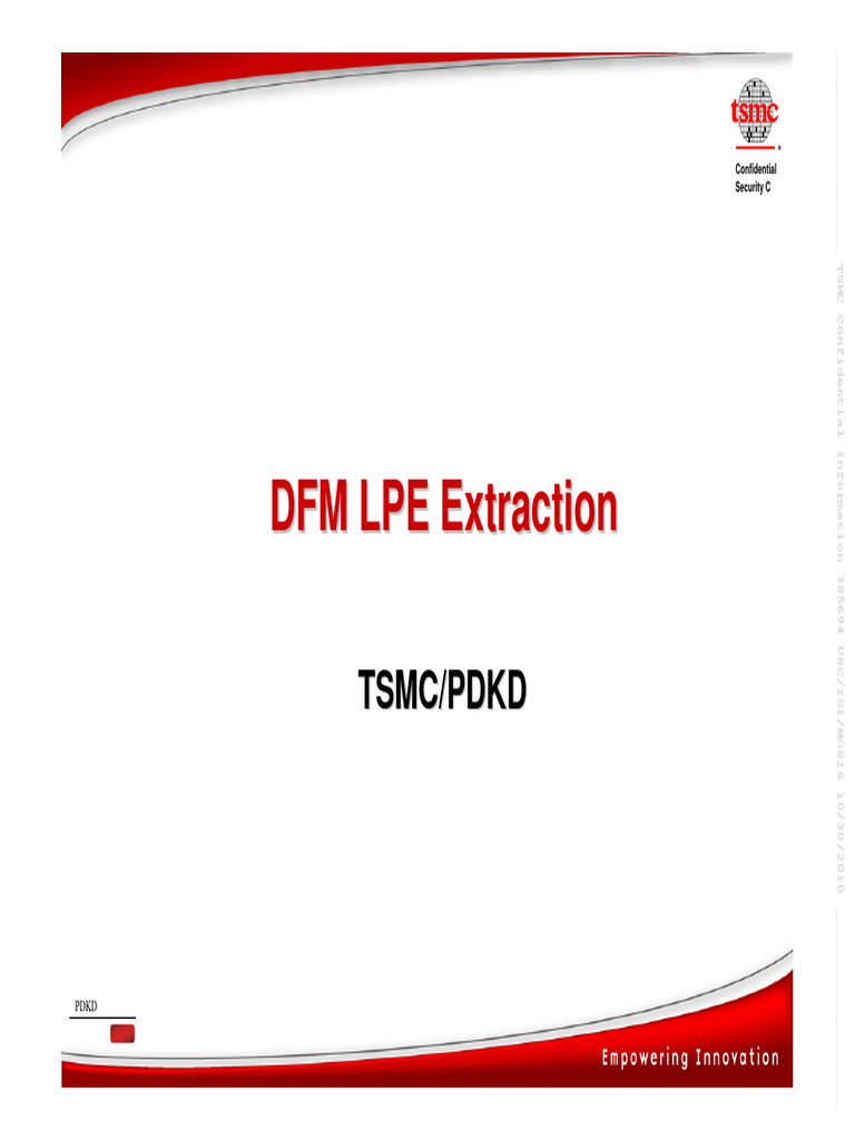 DFM LPE Exraction | PDF | Electrical Engineering | Computer Engineering