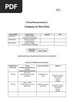 Company Car Policy Sample | PDF | Lease | Employment