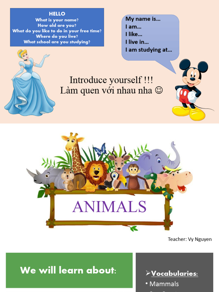 Demo Class For Antoree Final Draft | PDF | Zoology