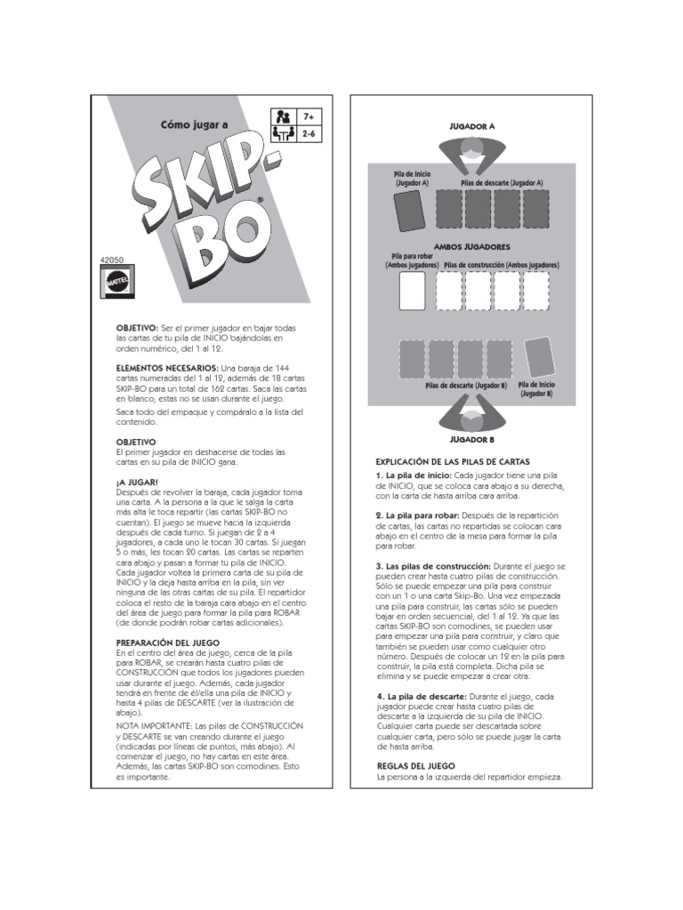 Skip Bo | PDF | Ocio | Deportes