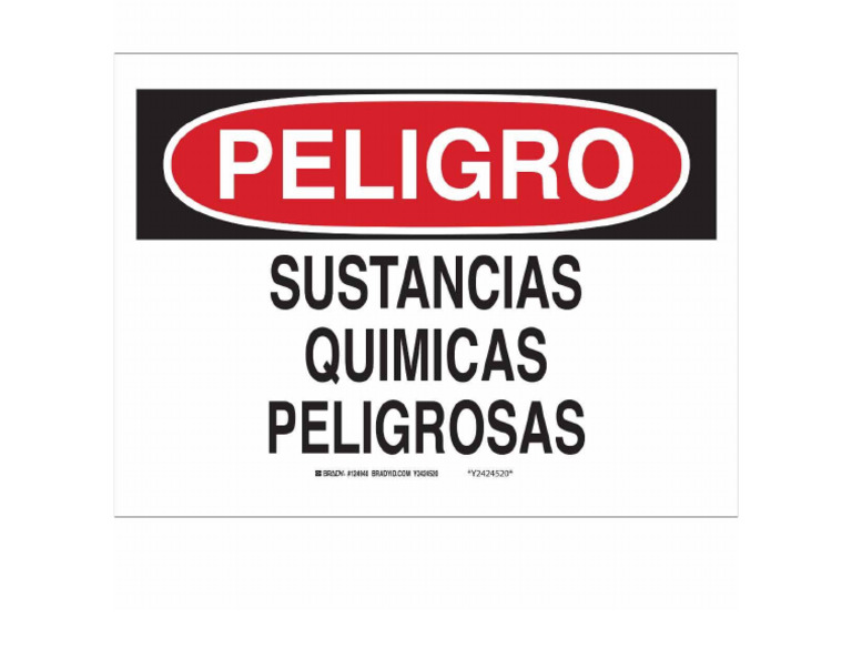 Señalizacion de Sustancias Quimicas | PDF