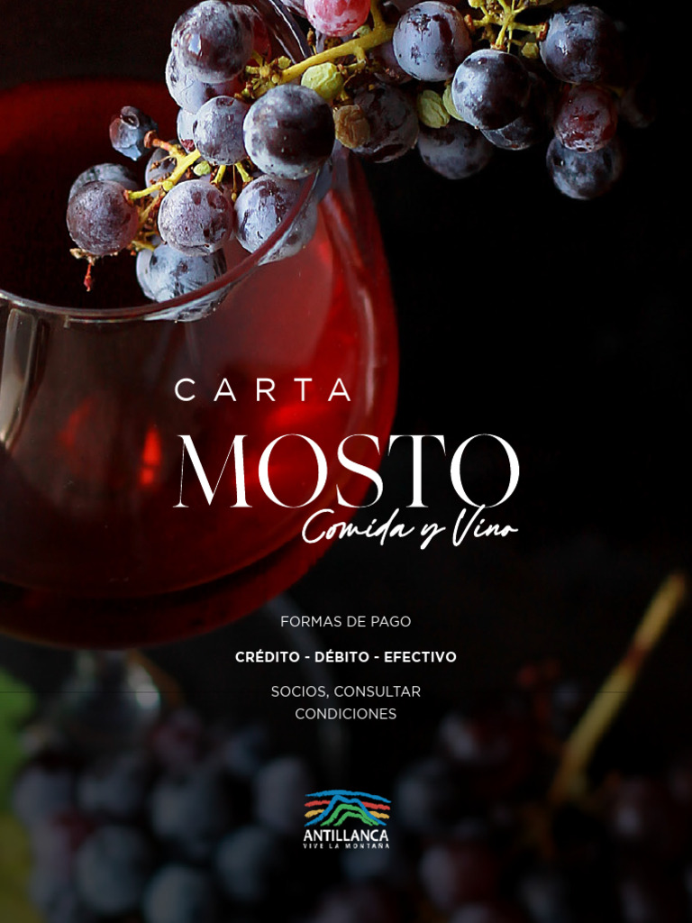 Menú Bar Mosto 2024 | PDF | ensalada | Alimentos