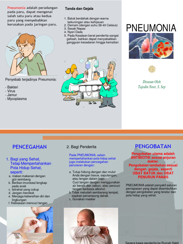Leaflet Pneumonia Tajodin | PDF | Kesehatan Holistik