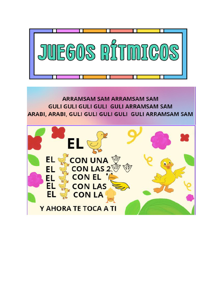 Juegos Ritmicos | PDF