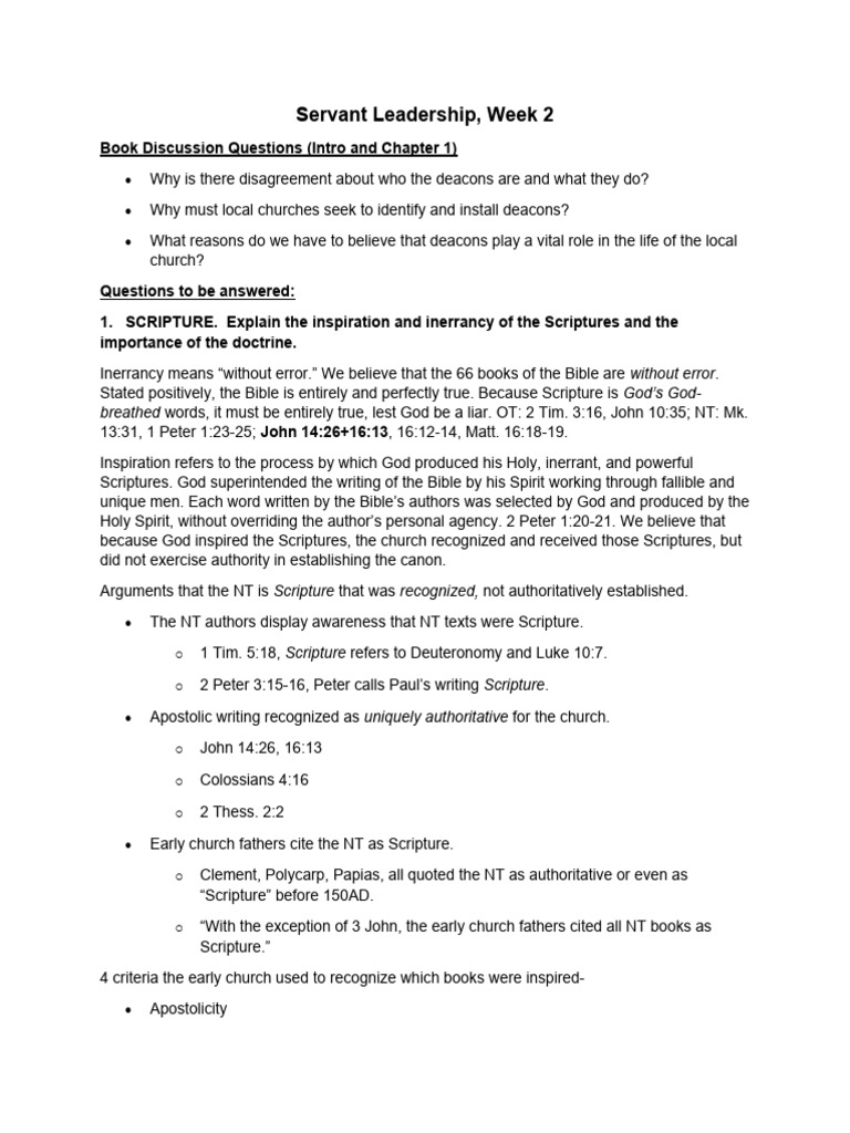 Servant Leadership | PDF | Perseverance Of The Saints | Jesus