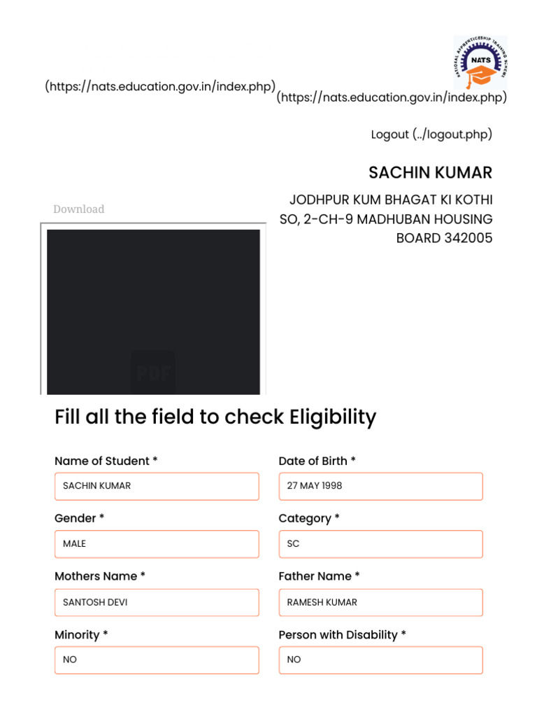 National Apprenticeship Training Scheme (NATS) | PDF