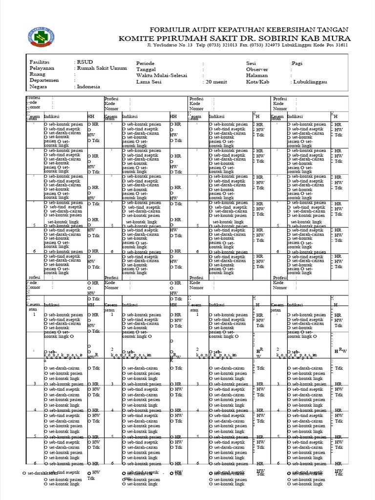 PDF Formulir Audit Ppi | PDF