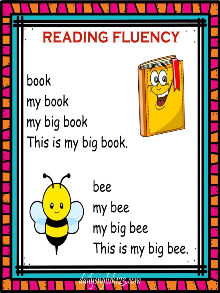 Reading Fluency B Pdf