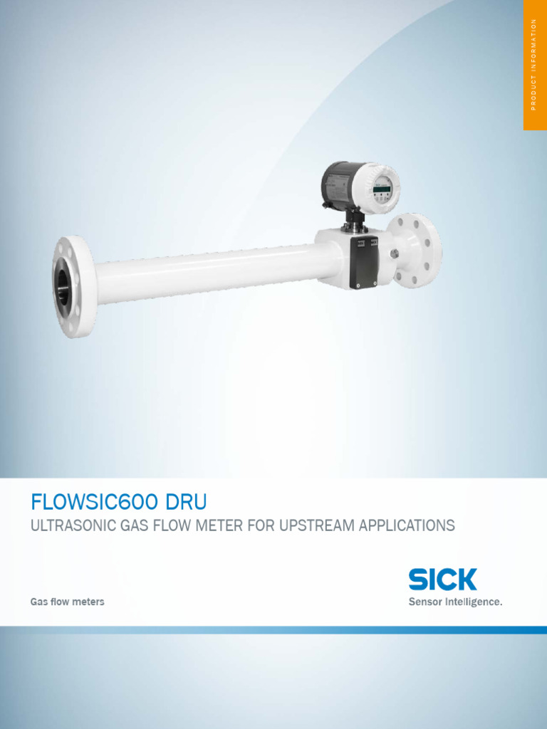 Ultrasonic Gas Flow Meter FLOWSIC600 | PDF | Calibration | Flow Measurement