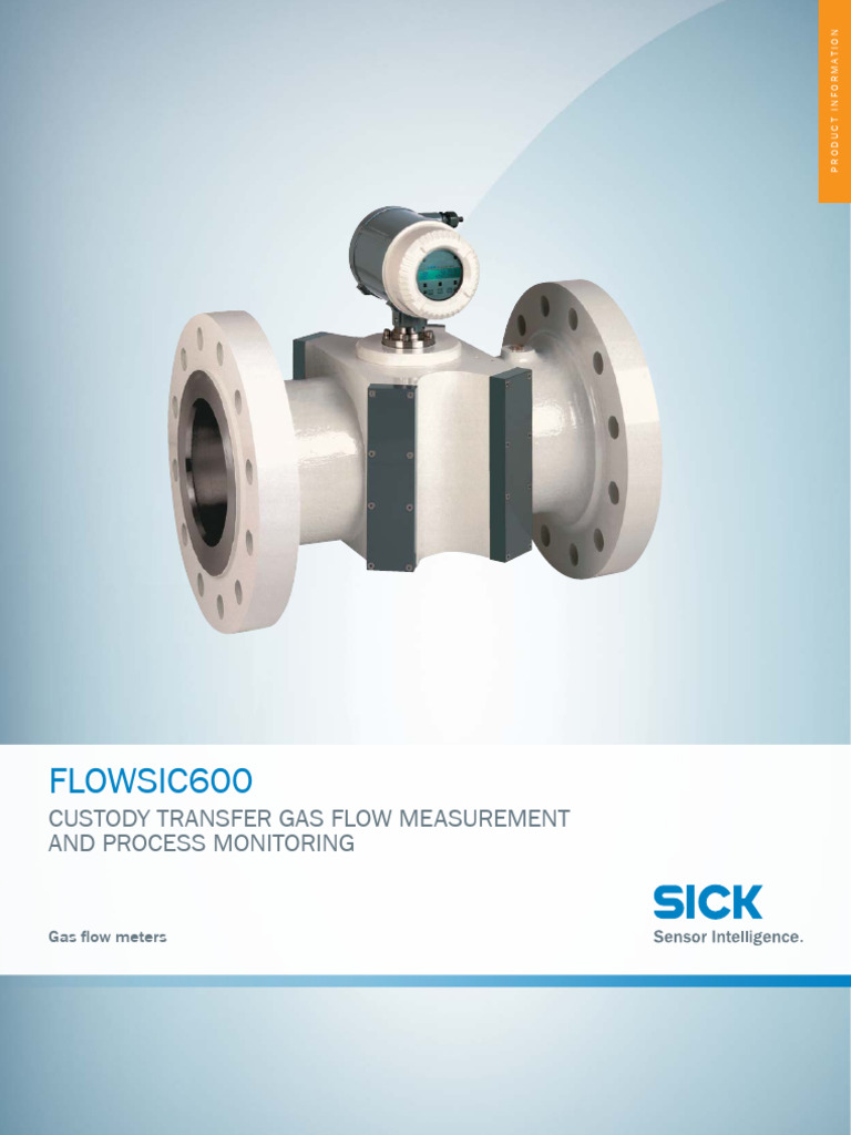 Product Information FLOWSIC600 Gas Flow Meter en IM0011360 | PDF | Flow ...