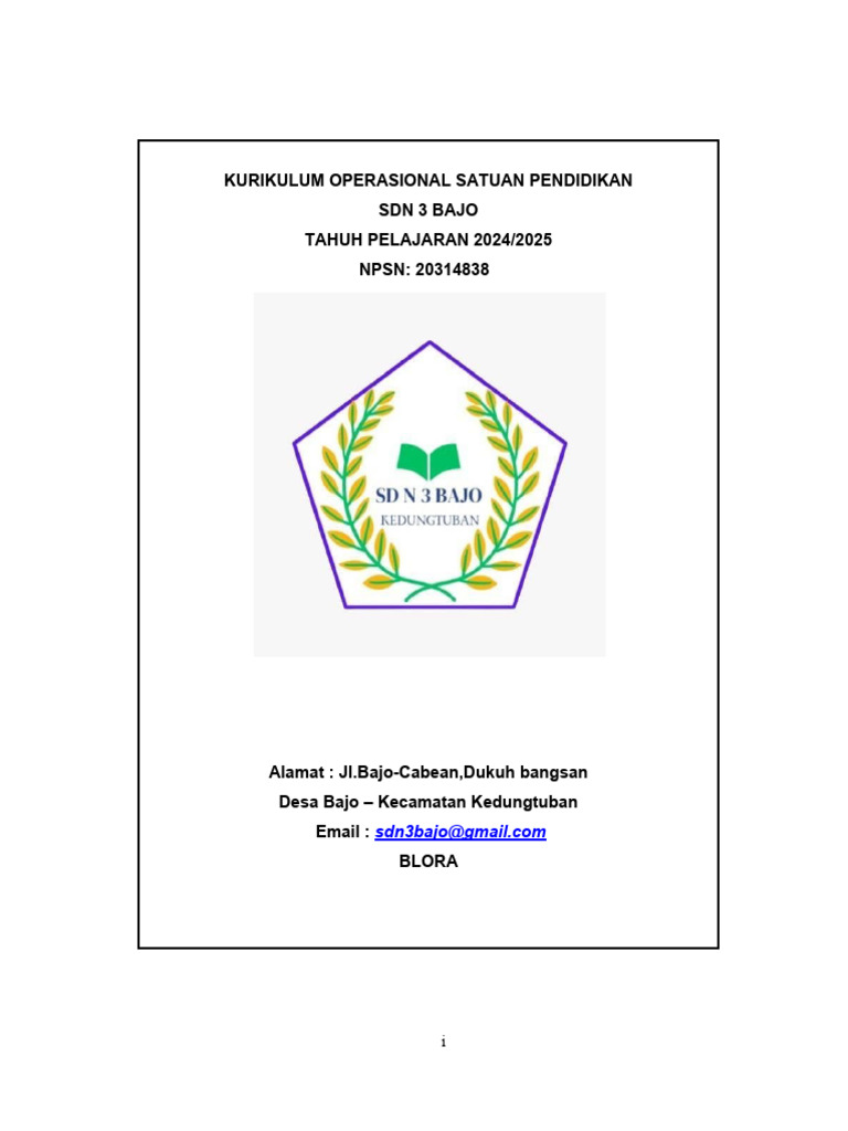 Kosp SDN XXXX 2024-2025 | PDF