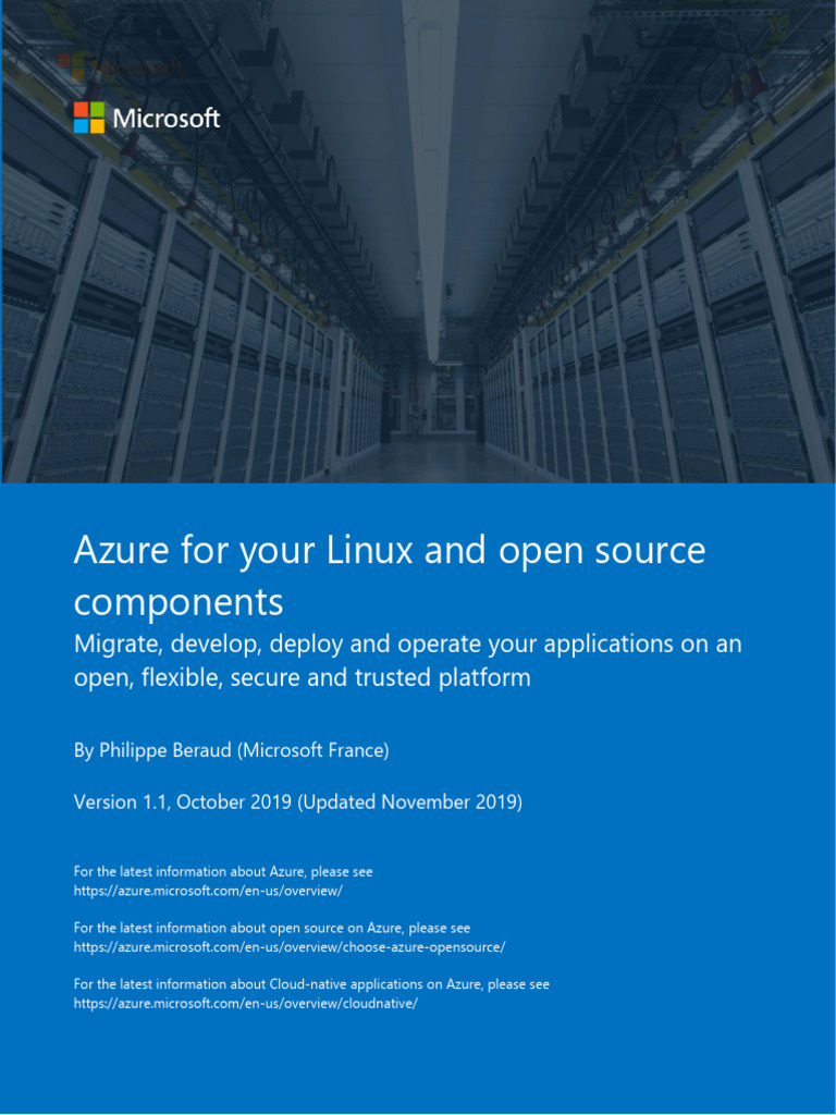 Azure For Your Linux and Open Source Components | PDF | Microsoft Azure ...
