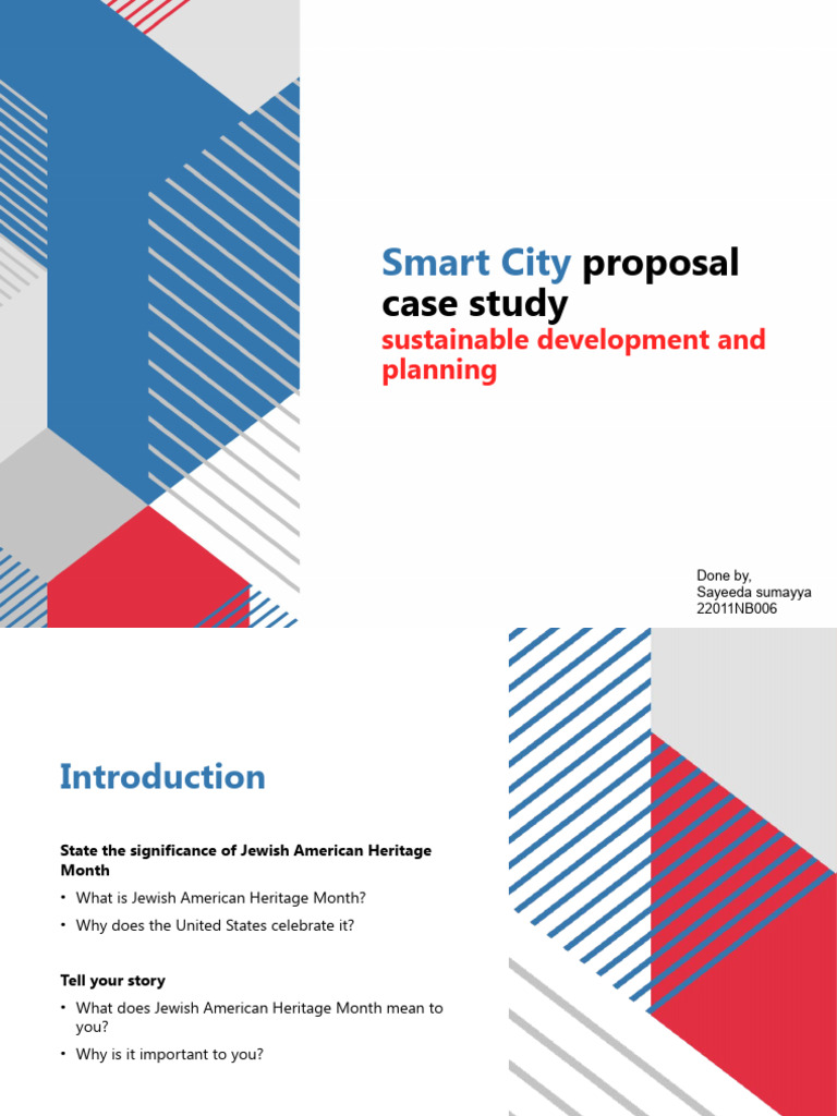 Smart City proposal case study | PDF