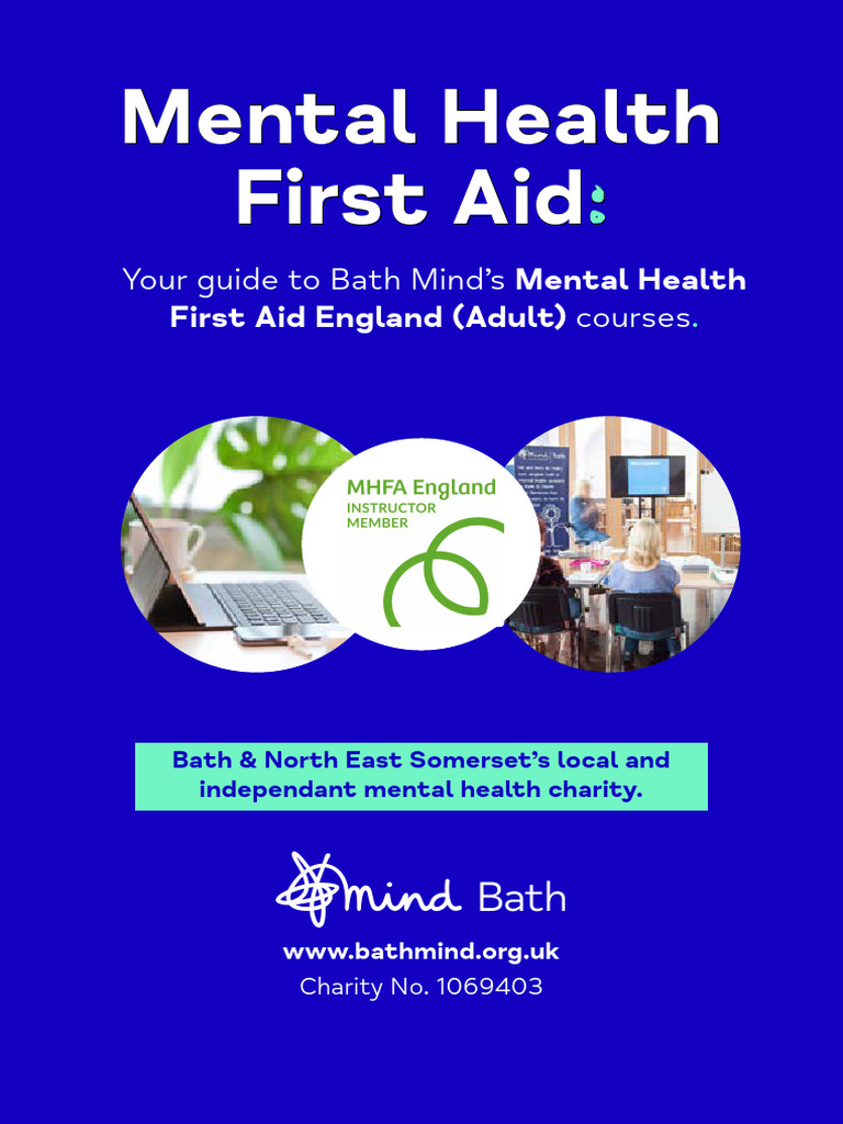 Bath Mind Adult MHFA Brochure All Courses | PDF | First Aid | Mental Health