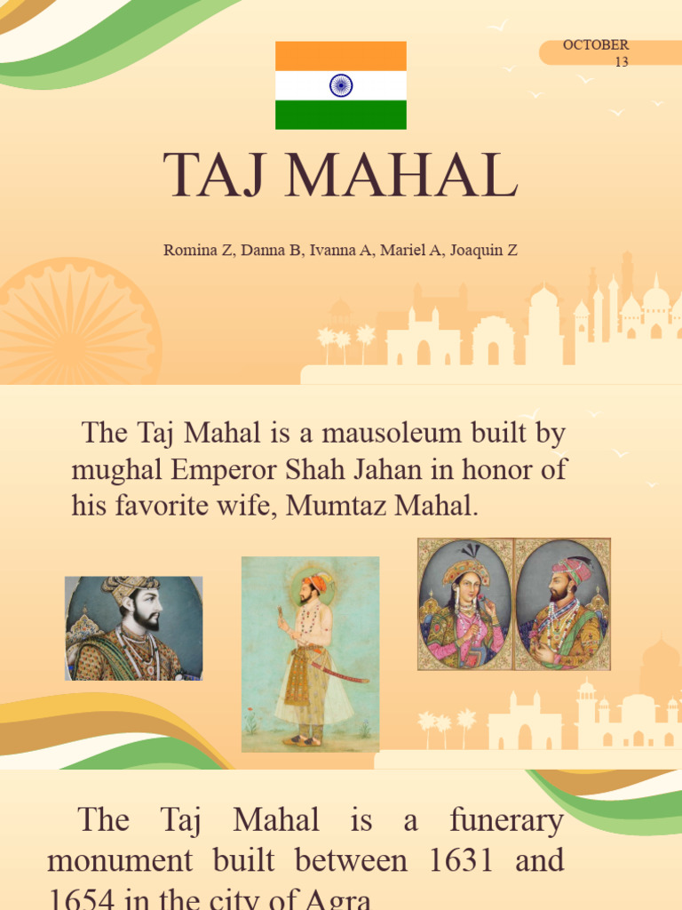 Iconic Structure. Taj Mahal | PDF | History