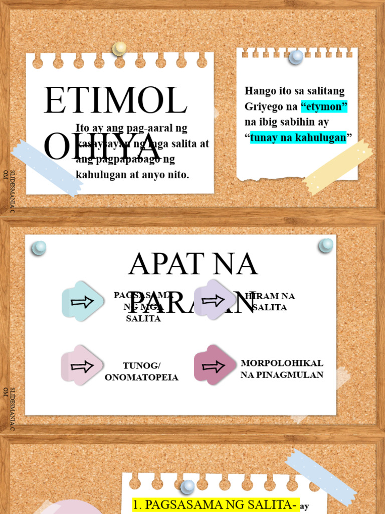 ETIMOLOHIYA | PDF