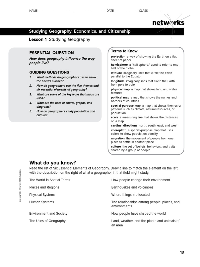 Geography, Economics, and Citizenship | PDF | Geography | Map