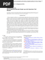 ASTM D1002: Shear Strength Test Method | PDF | Adhesive | Strength Of ...