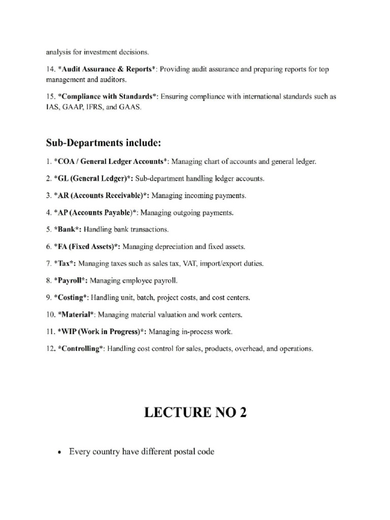 SAP Nots - 005 | PDF