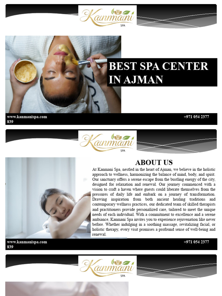 Best Spa Center in Ajman | PDF | Massage | Spa
