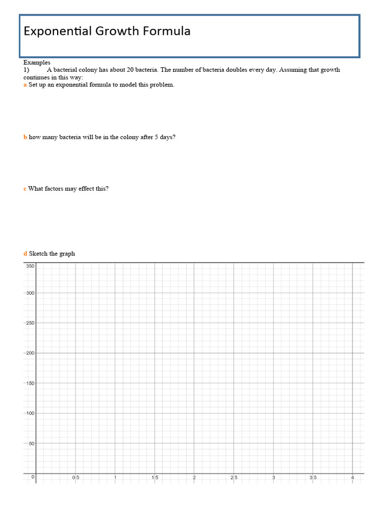 Exponential Growth Formula | PDF | Finance & Money Management ...