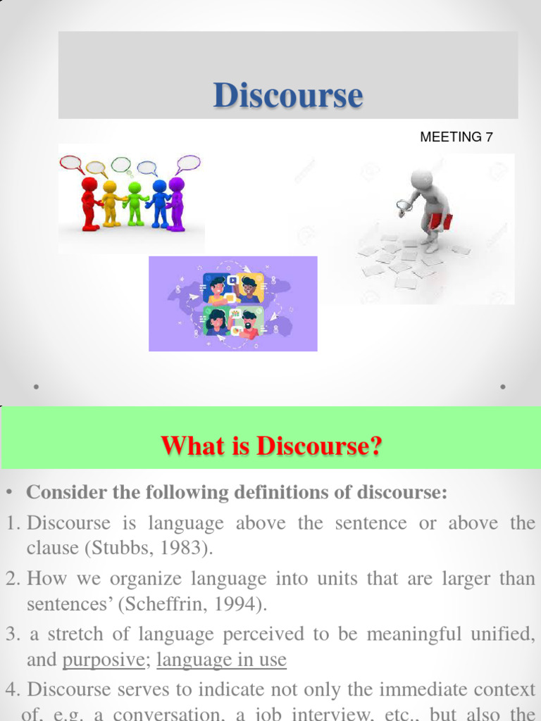 Understanding Discourse and Analysis | PDF | Discourse | Linguistics