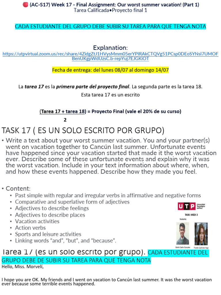 EIII - TASK 17 (Proyecto Final - Parte 1) | PDF