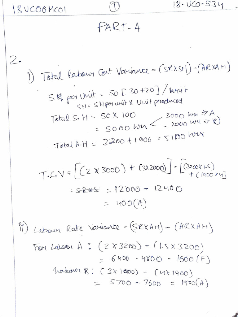 Financial Analysis And Cost Breakdown Pdf