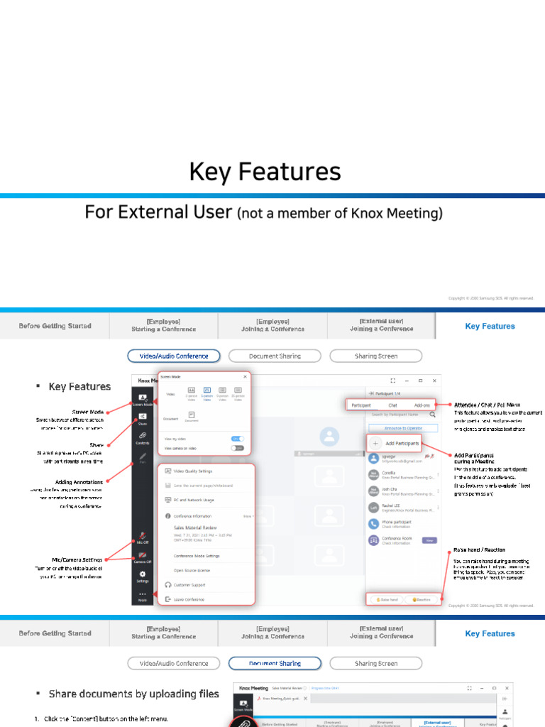 Knox Meeting Key Features | PDF | Business | Computers