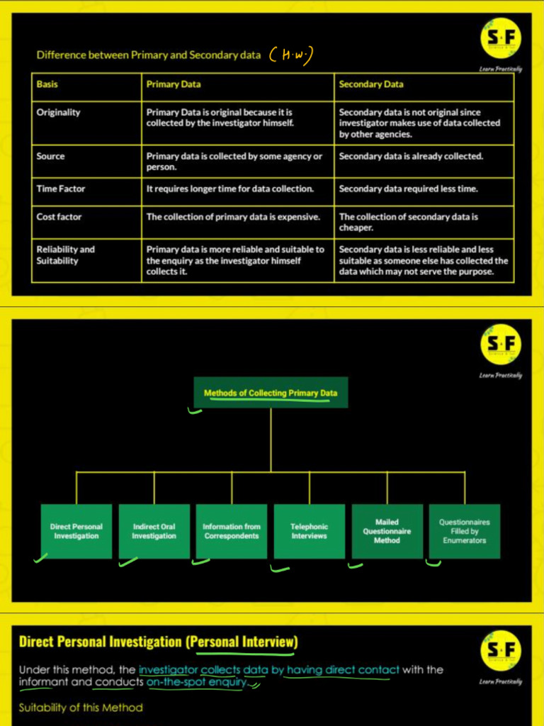 Statistics Chapter 2 Notes L-2 | PDF