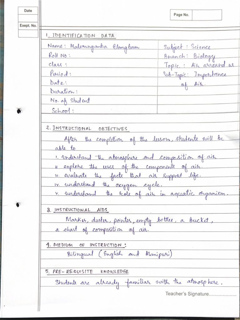 5e Model Lesson Plan | PDF