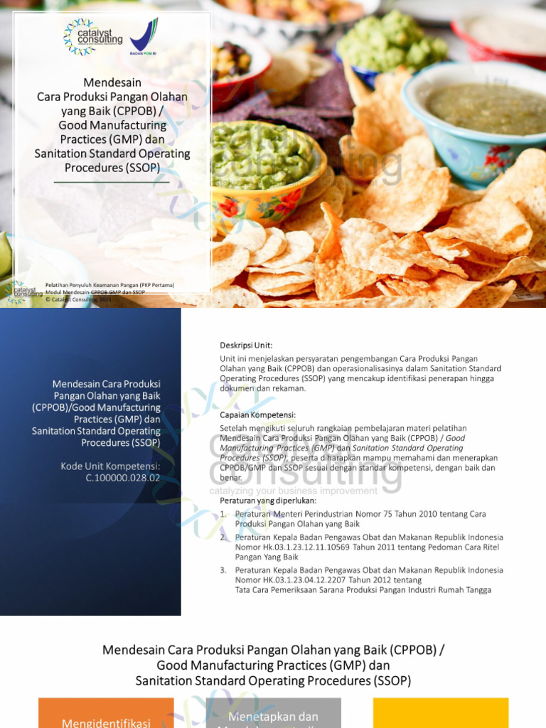 Pkp #1 [Skkni c.100000.028.02] - Mendesain Cppob Gmp Dan Ssop Shared | PDF