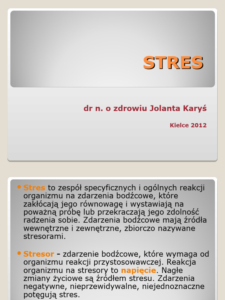 Stres | PDF