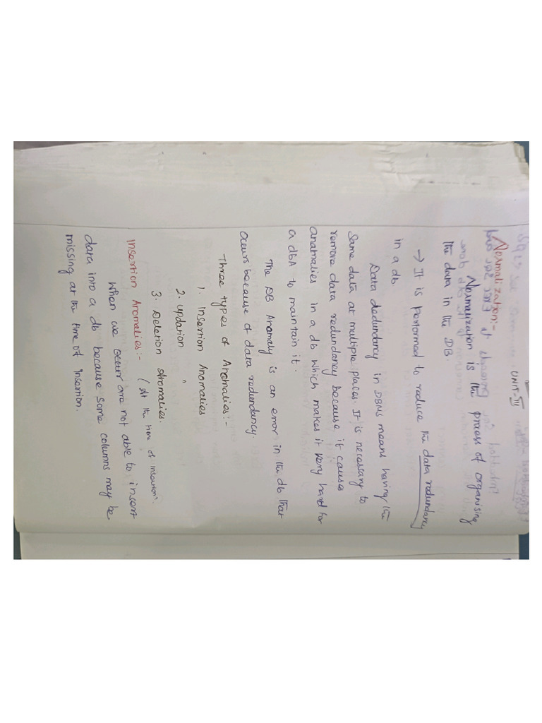 DBDM Theory Chap-03 | PDF