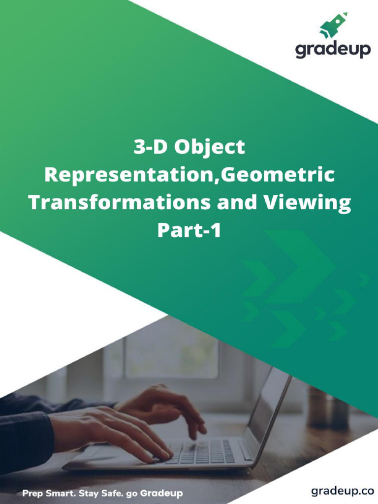 3 D Object Representation Geometric Transformations and Viewing Part 1 Eng 62 | PDF | Rgb Color ...