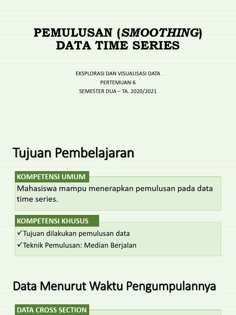 EVD Pemulusan Data | PDF