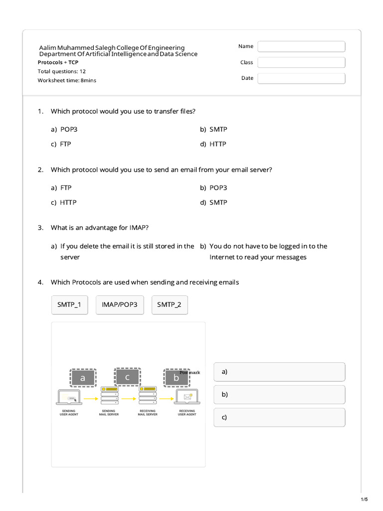 5 CN | PDF | Internet Protocol Suite | Transmission Control Protocol