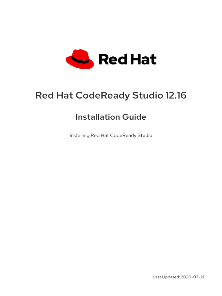 Red Hat CodeReady Studio-12.16-Installation Guide-en-US | PDF | Eclipse ...