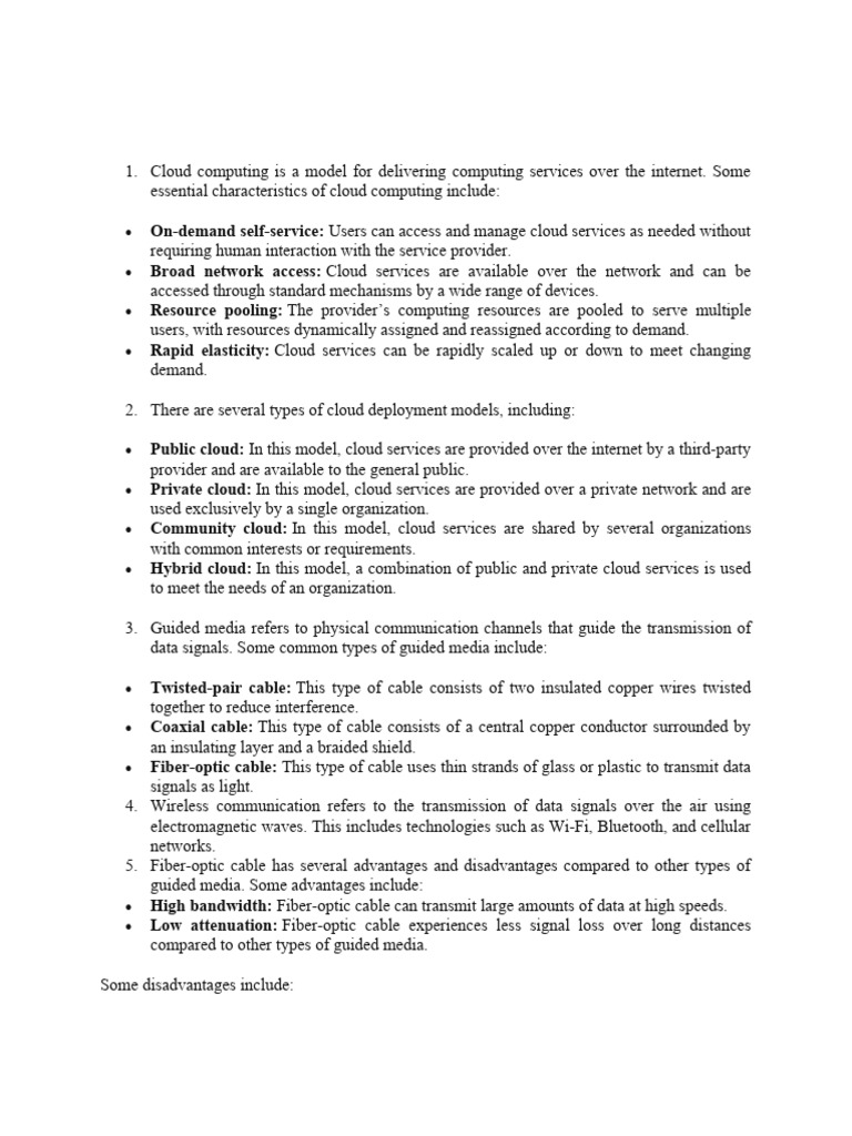 Cloud Computing Is A Model For Delivering Computing Services Over The Internet Pdf Cloud