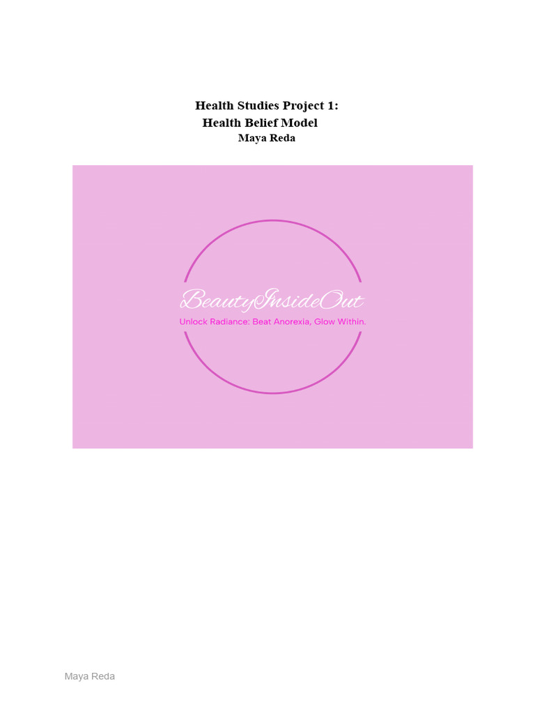 Health Project Yr 11 ATAR | PDF | Anorexia Nervosa | Eating Disorder