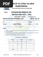 Maswali Ya Bembea Ya Maisha v1 | PDF