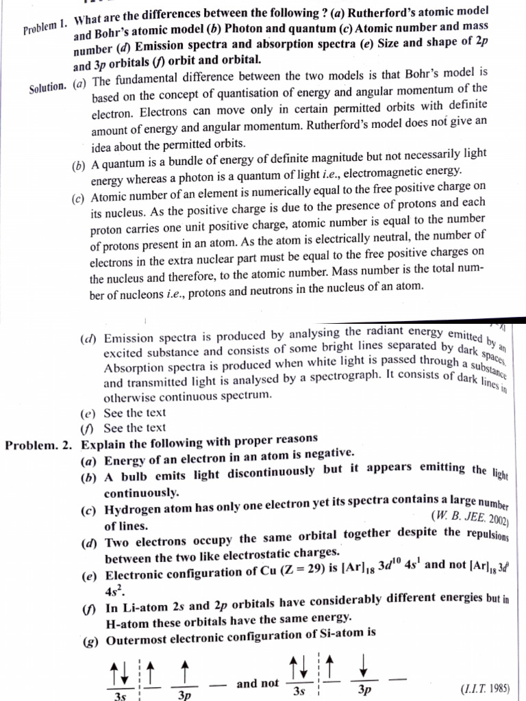 Atomic Structure Board Level Extra Questions Pdf Atoms Electron Configuration