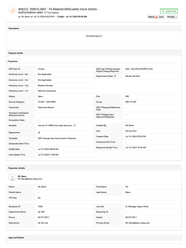 ZMR19 - MAT - FG Material BOM, Safety Stock Details | PDF | Software ...