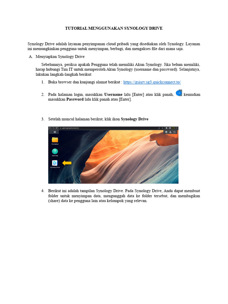 Panduan Lengkap Synology Drive | PDF