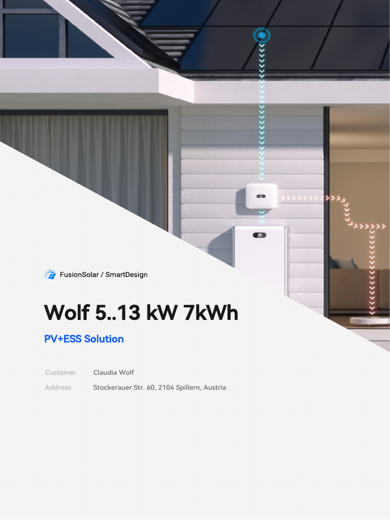 Wolf 5..13 KW 7kWh - Design One - 20240718-133339 | PDF | Solar Panel ...