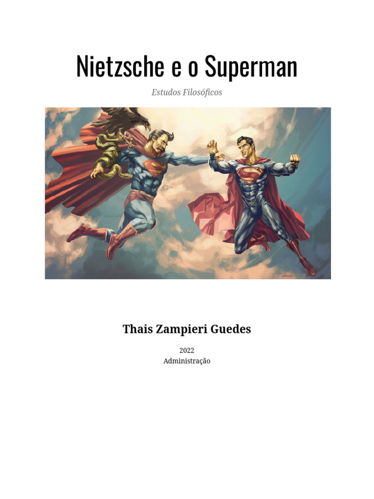 Superman e Nietzsche | PDF | Super-Homem | Herói