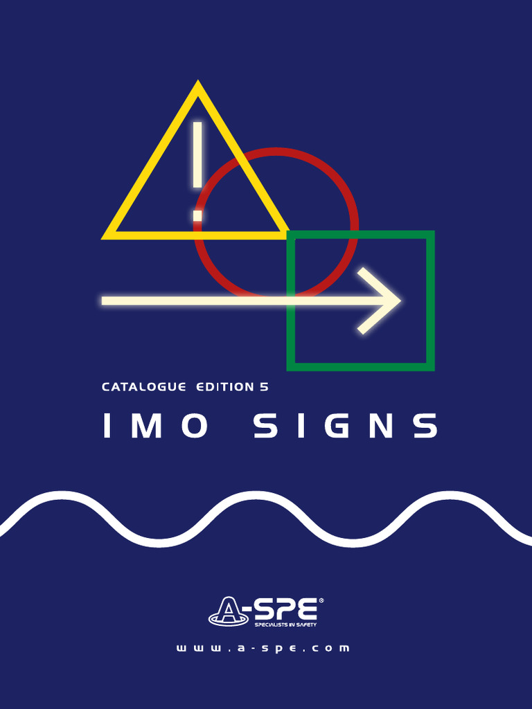 As 01 Imo Signs Catalogue Edition 5.5 | PDF | Polyvinyl Chloride