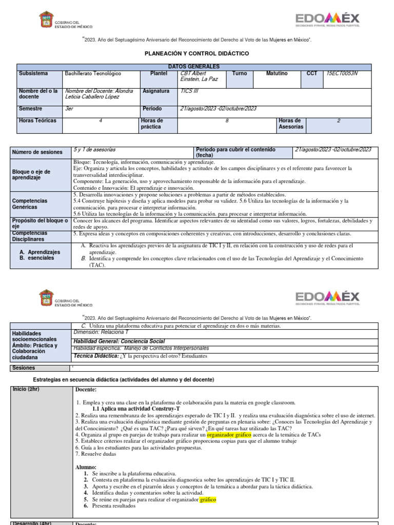 EXAMEN DIAGNOSTICO-tics.docx | PDF | Evaluación | Aprendizaje